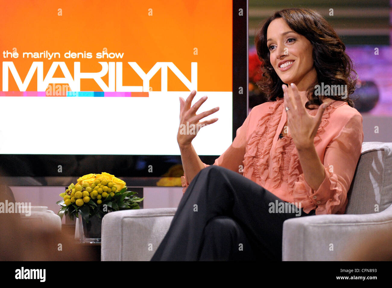 Jennifer Beals appearing on CTV's 'The Marilyn Denis Show' Toronto ...