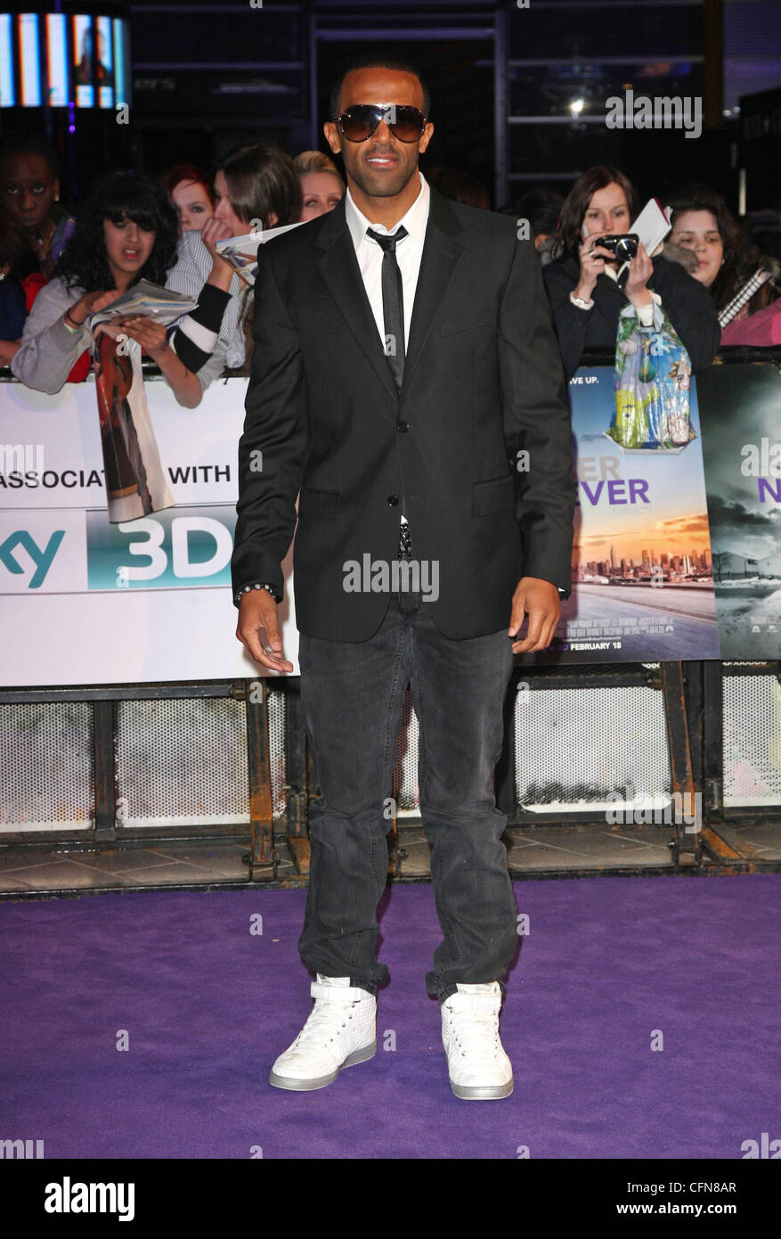 Craig David Never Say Never UK film premiere held at the O2 London ...