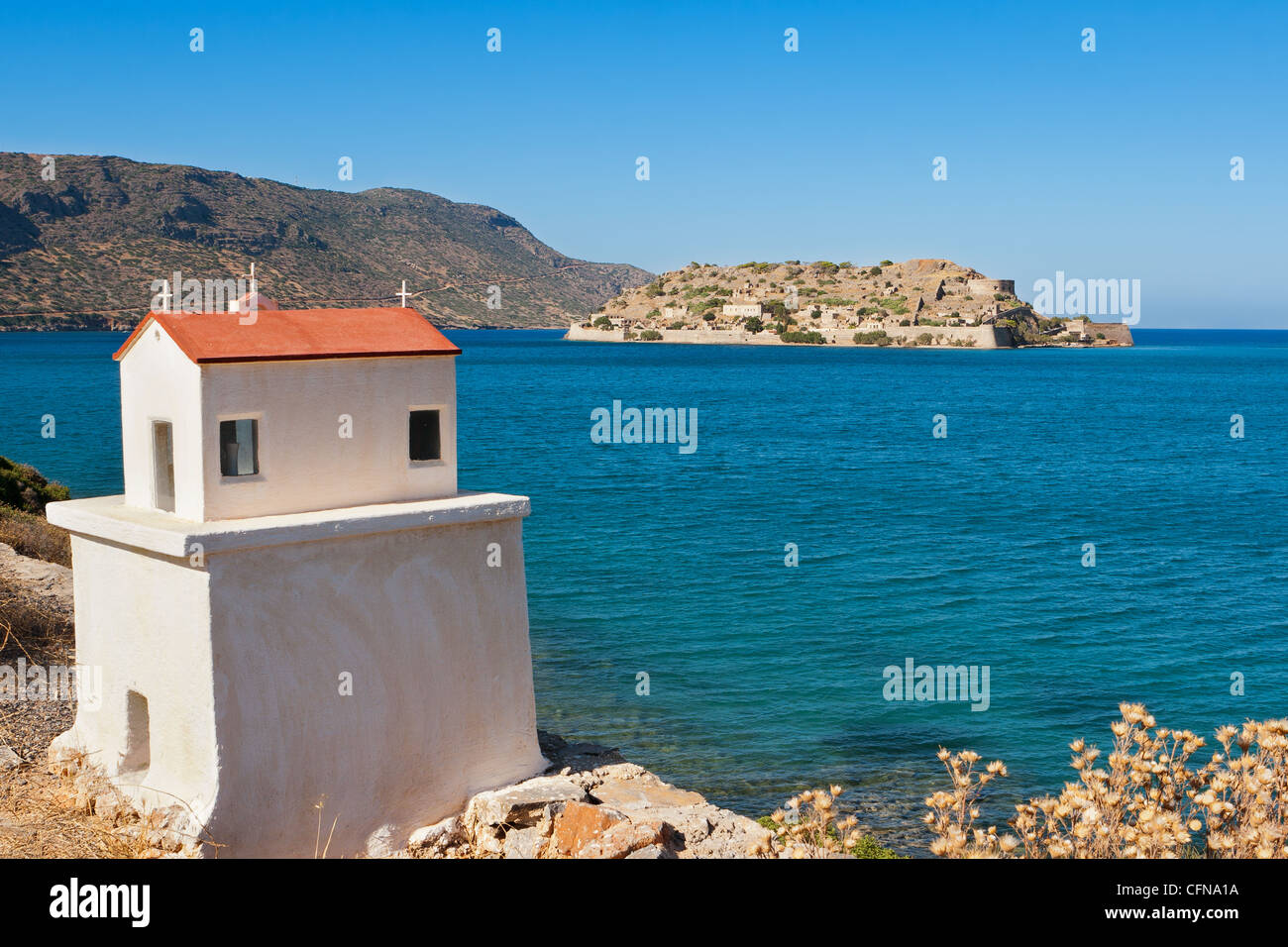 Spinalonga island. Crete, Greece Stock Photo - Alamy