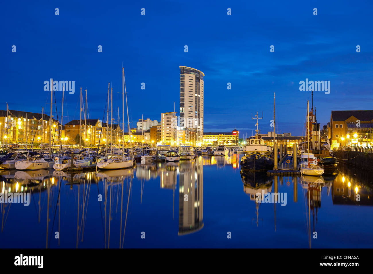Swansea Marina, Swansea, West Glamorgan, South Wales, Wales, United ...