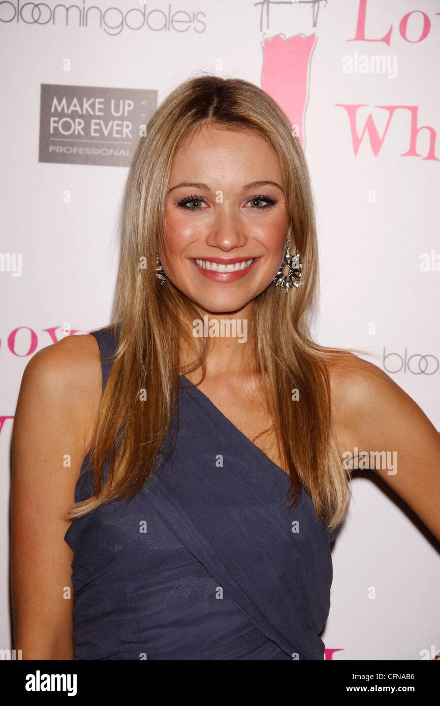 Katrina Bowden, wearing a Wish dress by Annette Cannock Afterparty for ...