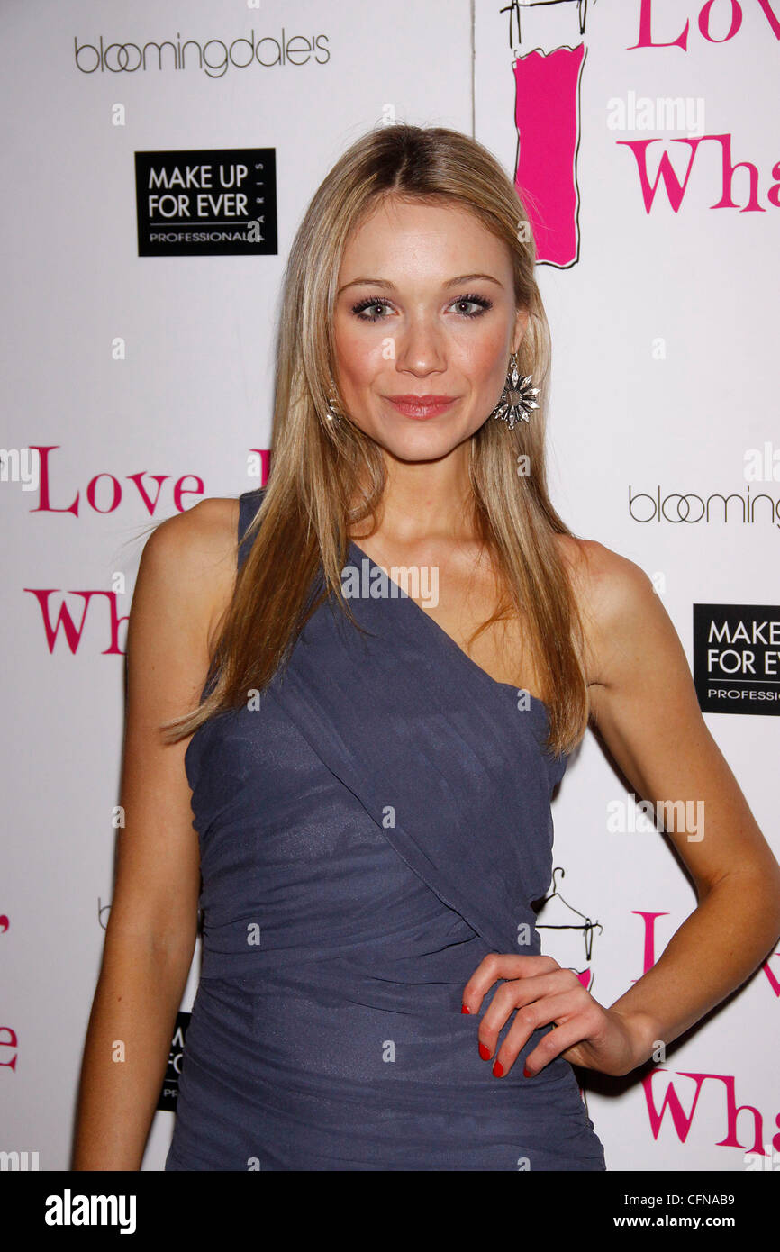Katrina Bowden, wearing a Wish dress by Annette Cannock Afterparty for ...