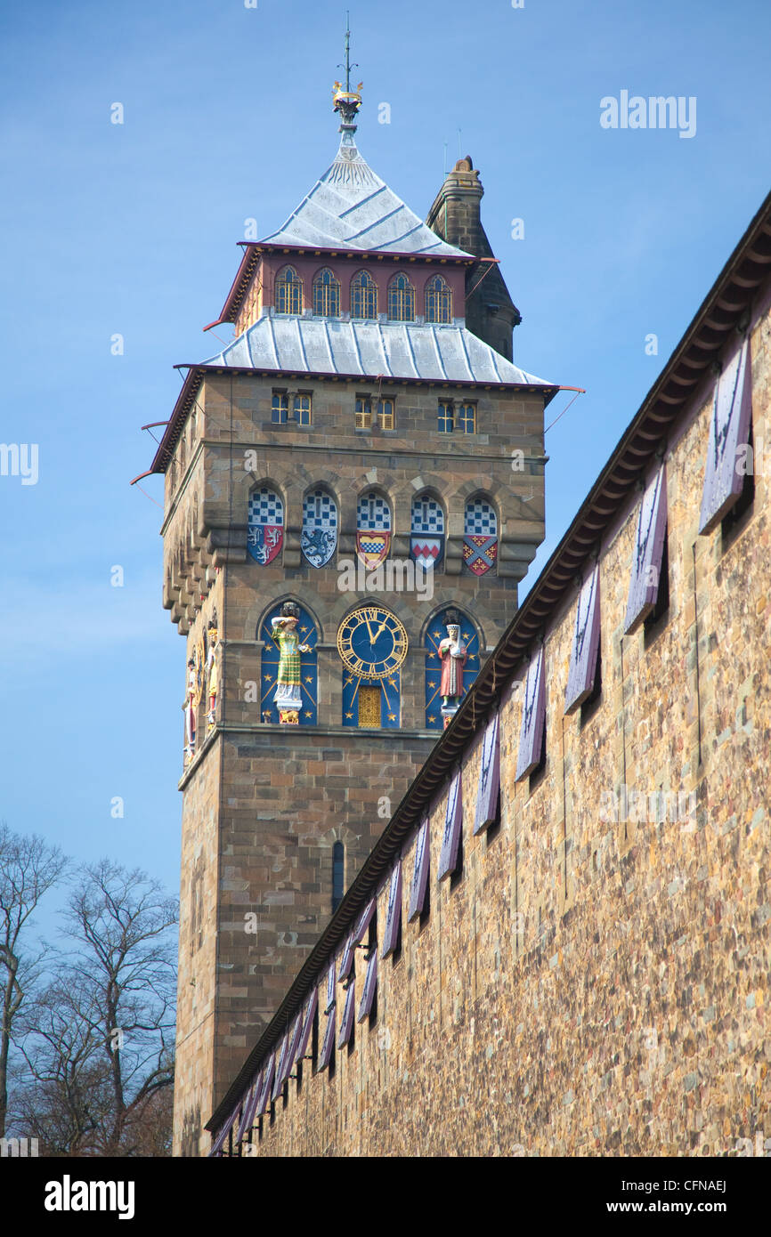Wales cardiff castle hi-res stock photography and images - Alamy