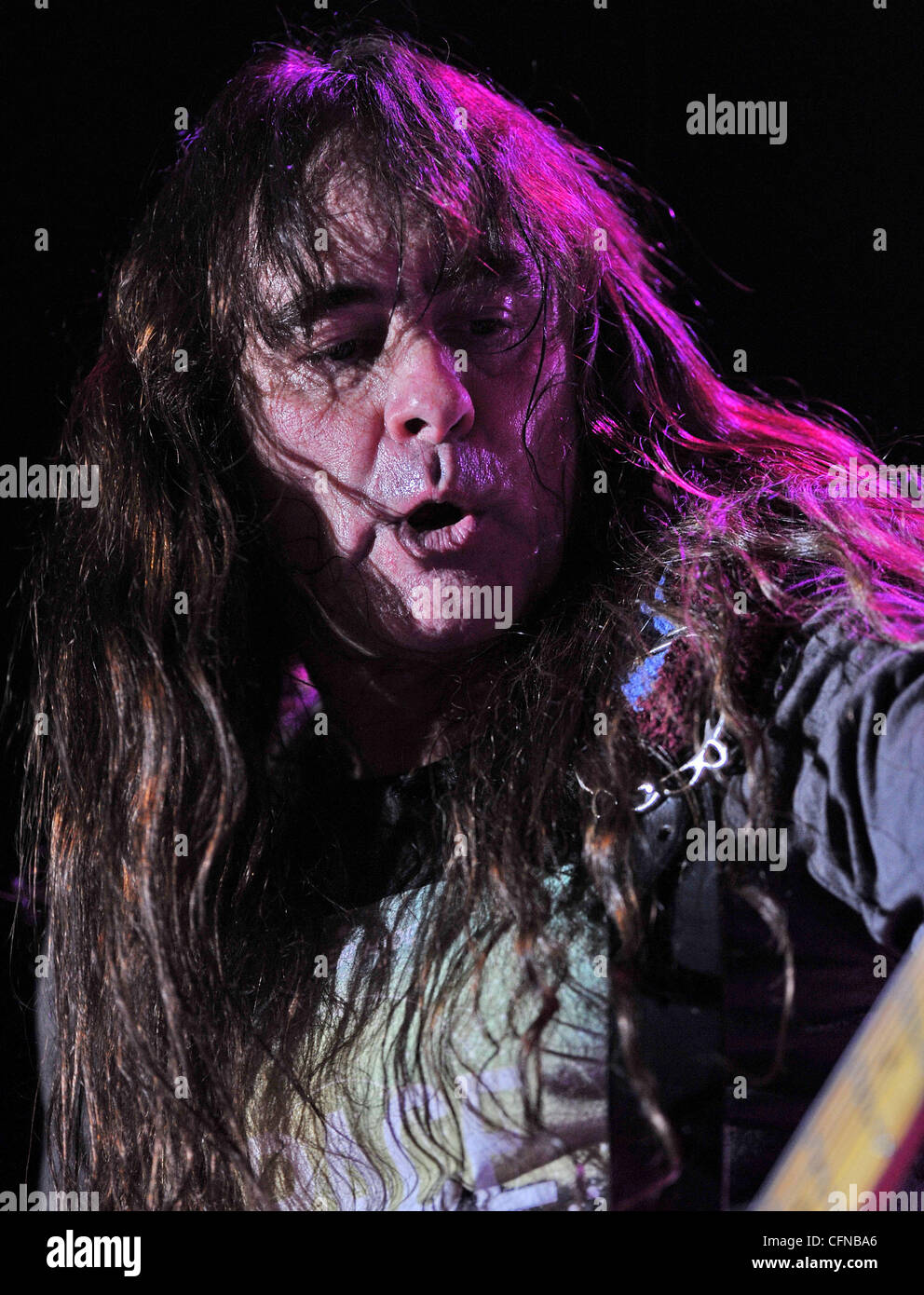 Steve Harris Iron Maiden performing live in Moscow Moscow, Russia - 11. ...