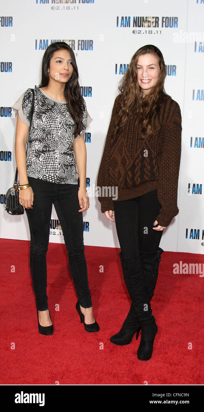 Jordan Monaghan Los Angeles Premiere of 'I am Number Four' held at the ...