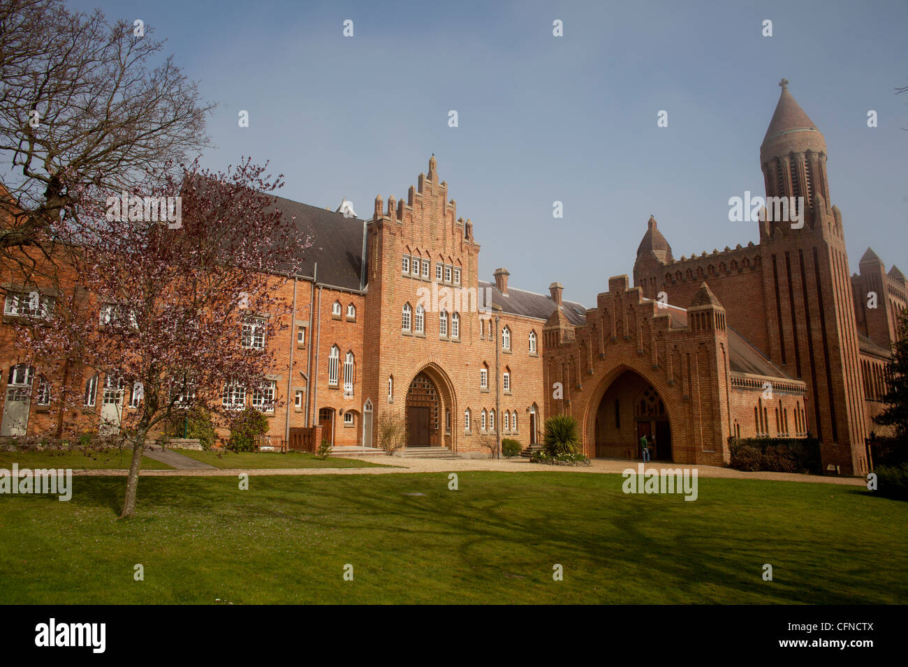 Quarr abbey cafe isle of wight hi-res stock photography and images - Alamy