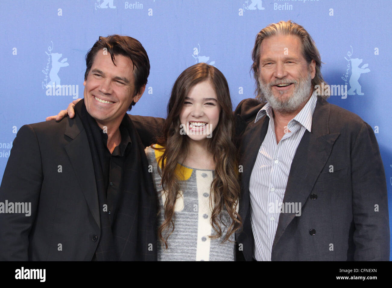 Josh Brolin, Hailee Steinfeld and Jeff Bridges 61st Berlin ...