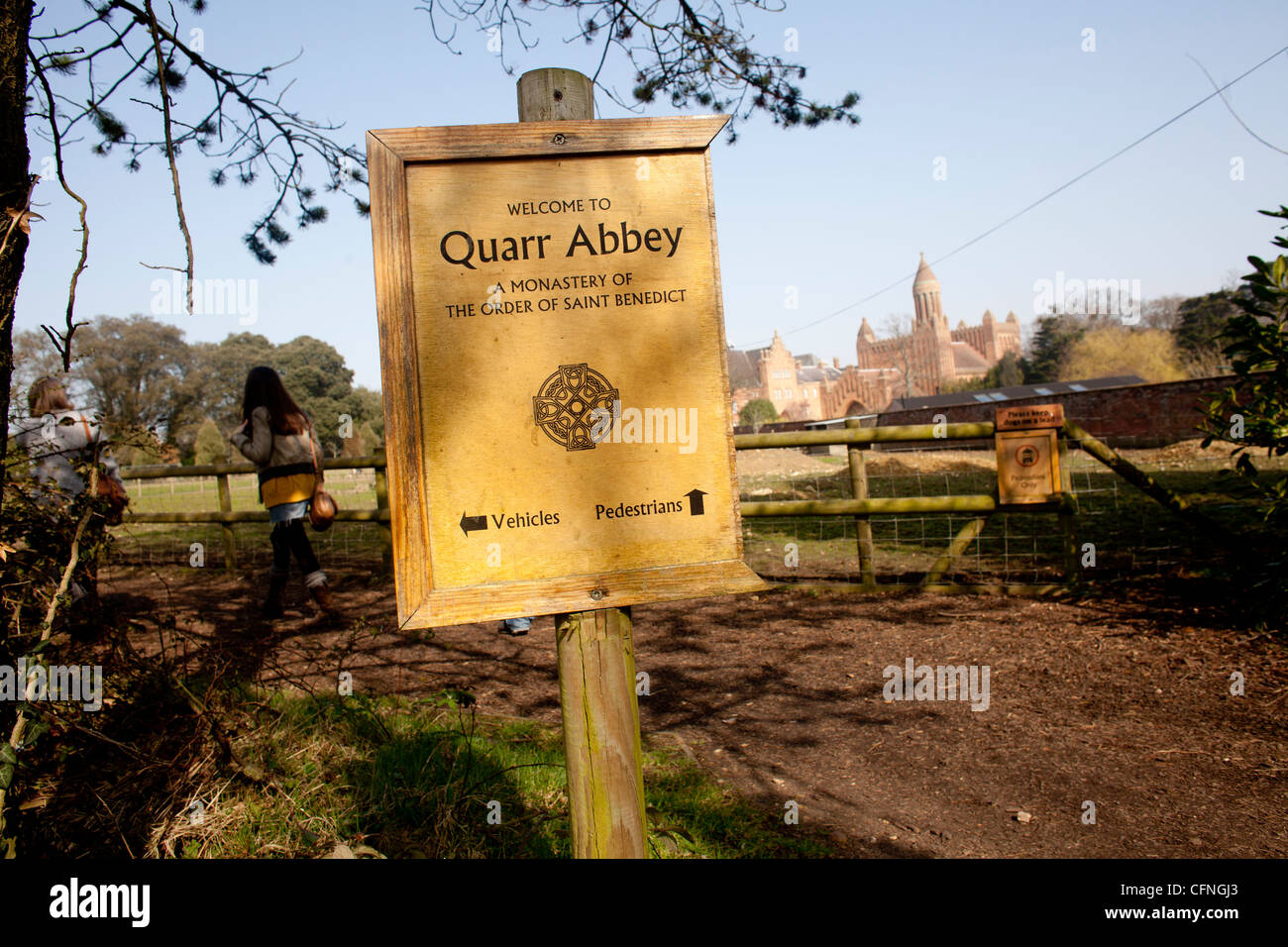 Quarr abbey hi-res stock photography and images - Alamy
