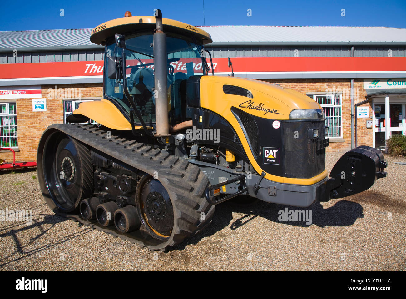 Challenger tracked tractor at Thurlow Nunn Standen, Melton, Suffolk ...