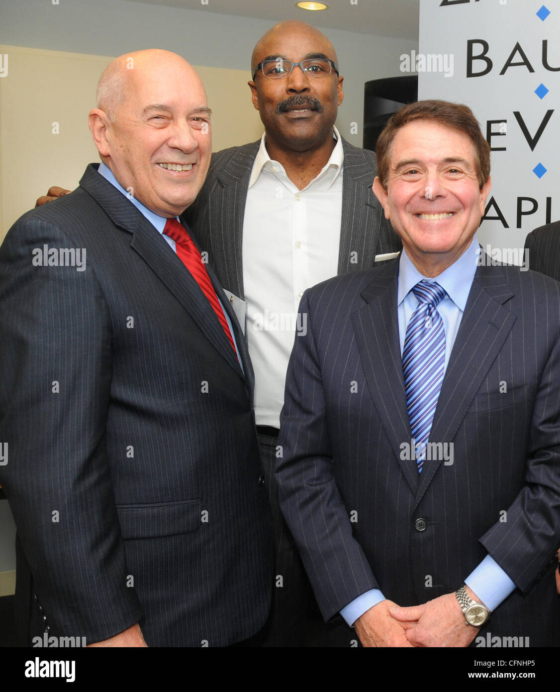 Bill Rasmussen, Mike Quick and Merrill Reese ESPN's founder Bill ...