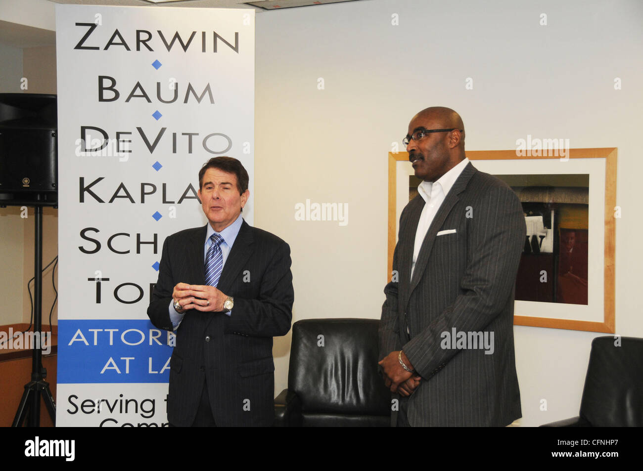ESPN's founder Bill Rasmussen book signing party at Zarwin Baum in ...