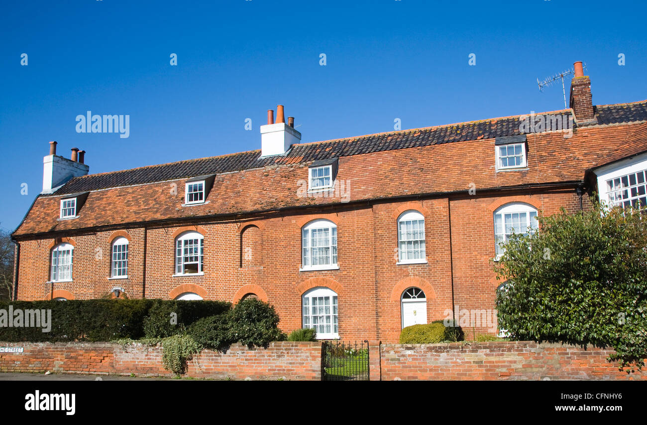 Late eighteenth century Georgian terrace with mansard roof, The Street ...