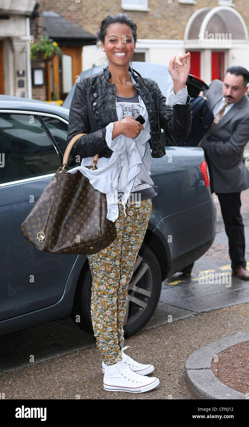 Joanna Riley at the ITV studios London, England - 11.02.11 Stock Photo ...