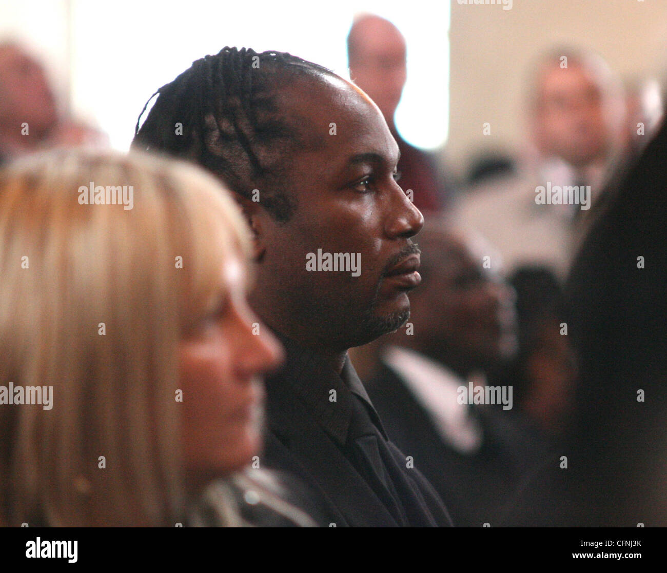 Lennox Lewis The funeral of the former British boxing champion Gary ...