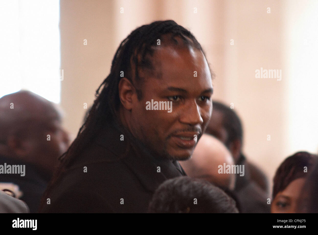 Lennox Lewis The funeral of the former British boxing champion Gary ...