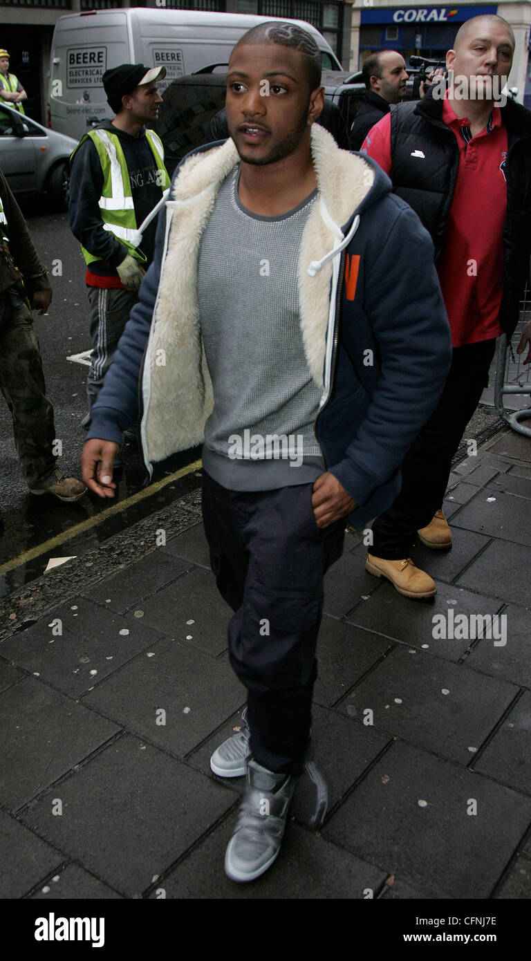 Jonathan Gill aka JB of JLS Celebrities outside the BBC Radio One ...