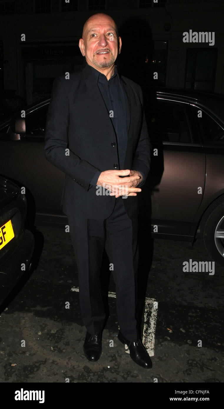 Sir Ben Kingsley Celebrities arrive at Automat restaurant to attend a ...