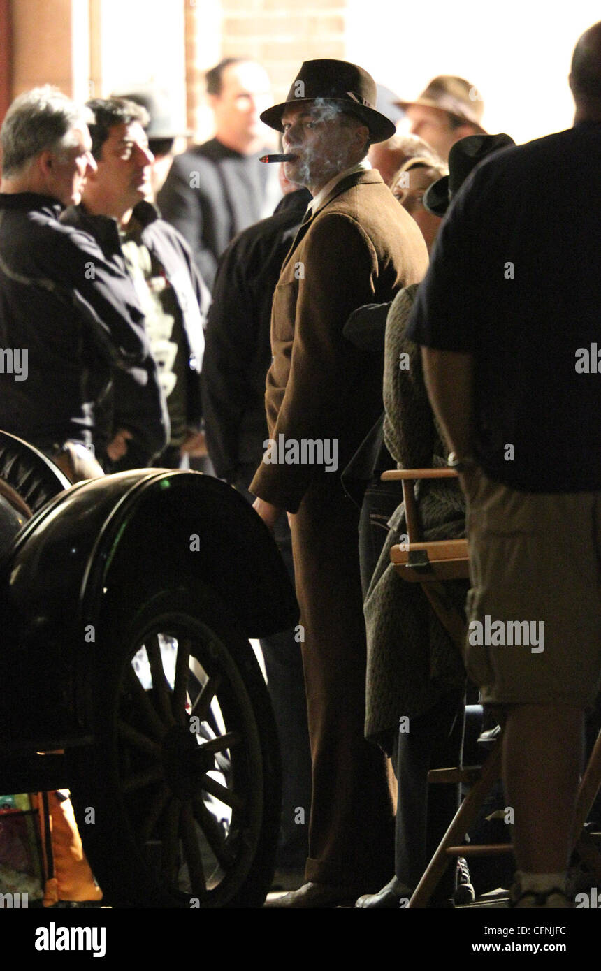 Leonardo DiCaprio on the set of Clint Eastwood's new film 'J. Edgar ...