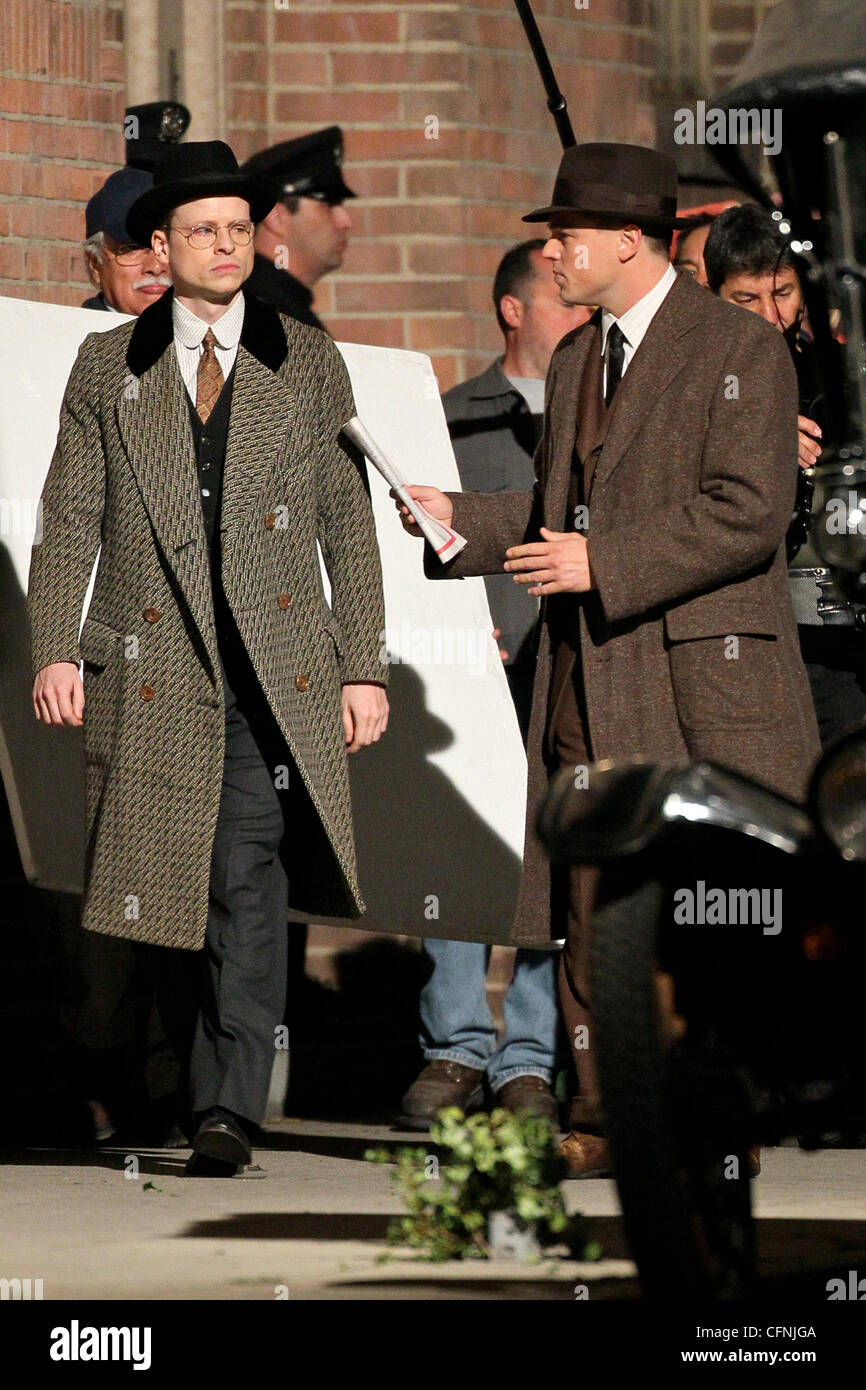 Leonardo DiCaprio on the set of Clint Eastwood's new film 'J. Edgar ...