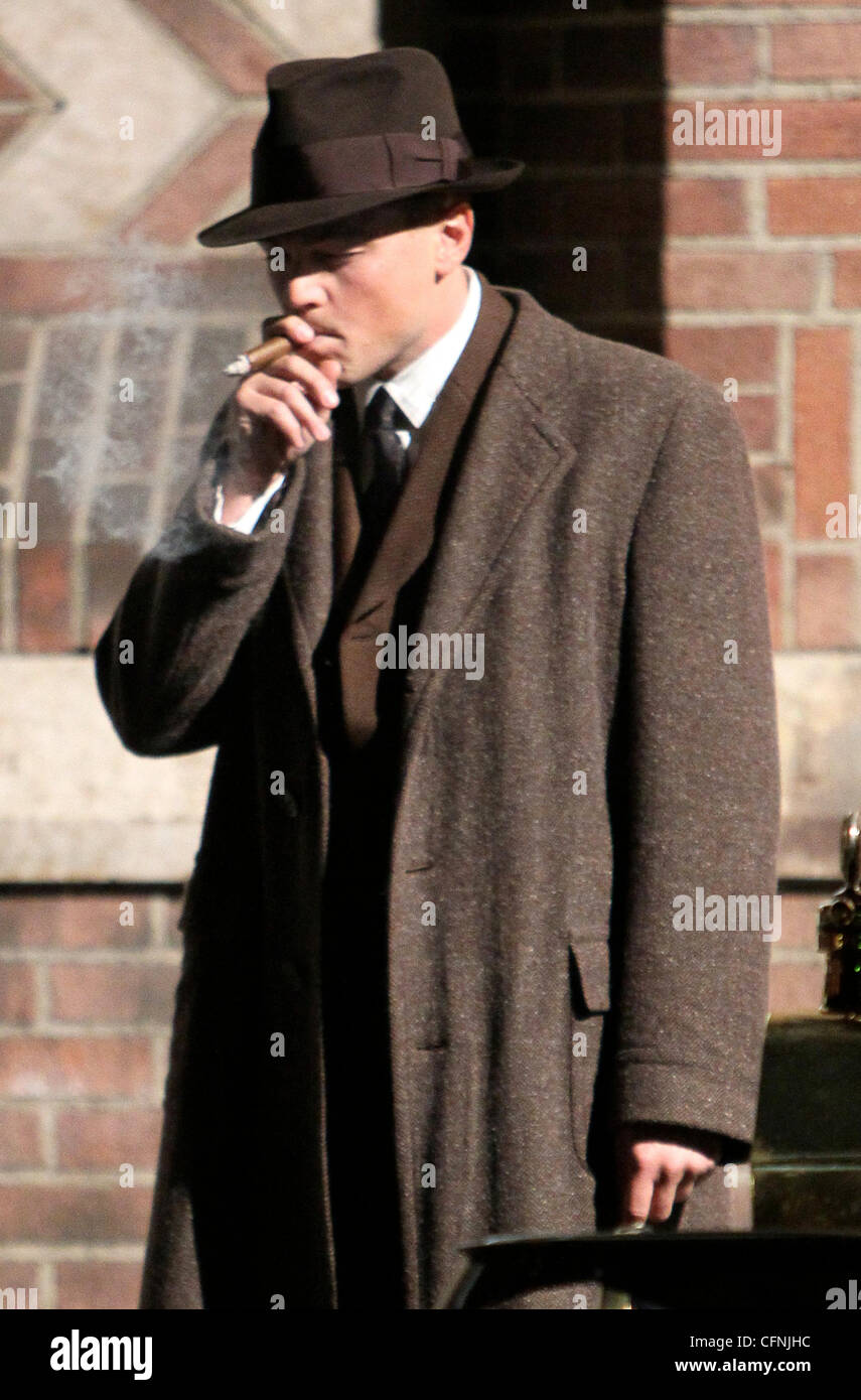 Leonardo DiCaprio on the set of Clint Eastwood's new film 'J. Edgar ...