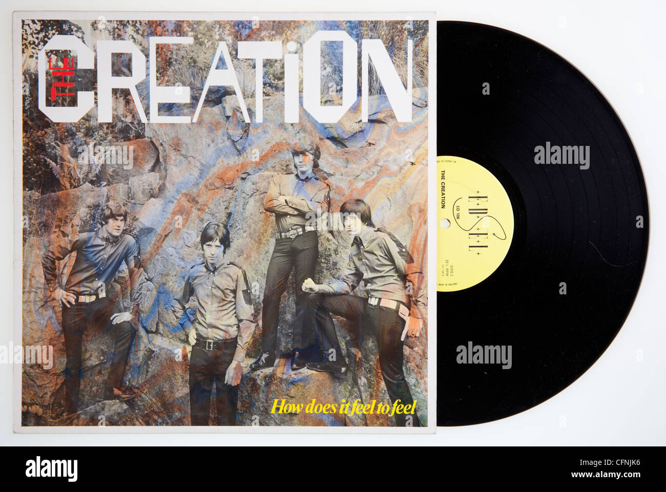 The Creation, How does it feel to feel? album cover Stock Photo - Alamy
