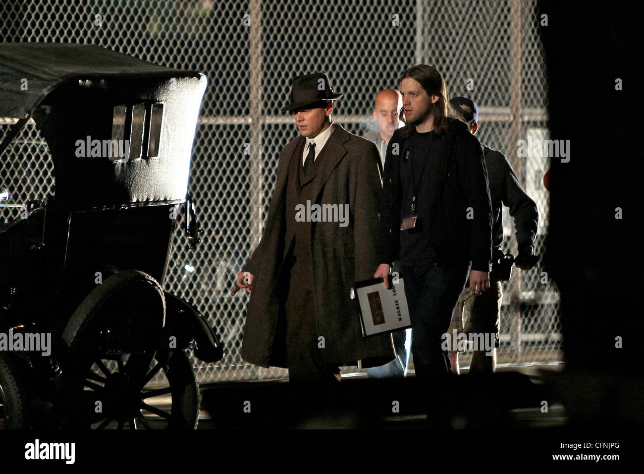 Leonardo DiCaprio on the set of Clint Eastwood's new film 'J. Edgar ...