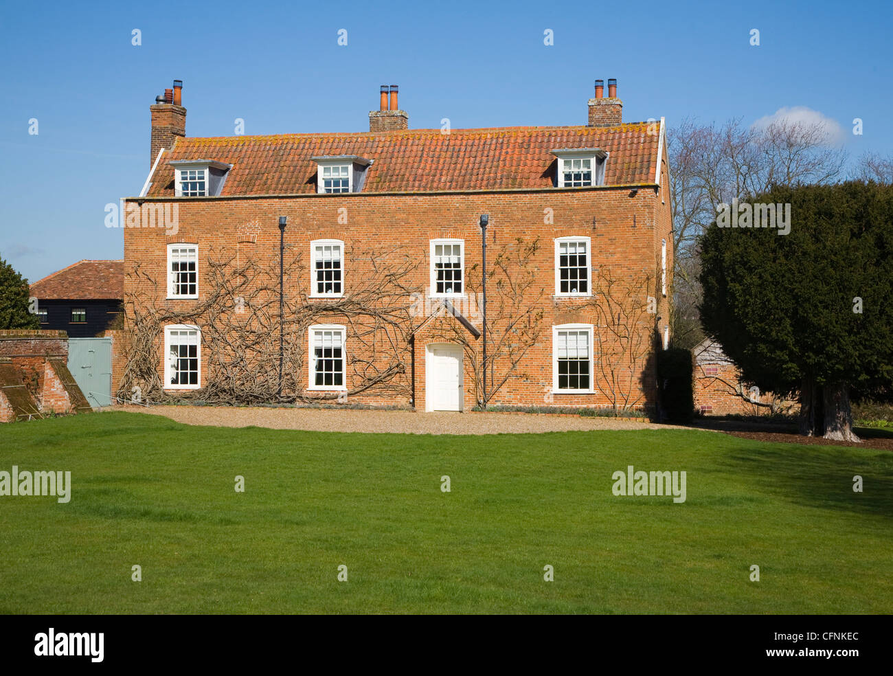 Large detached farmhouse Dallinghoo, Suffolk, England Stock Photo - Alamy