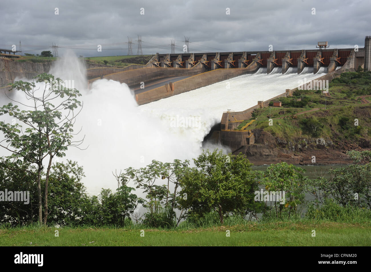 The Hydroelectric Power Dam of Itaipu, Brazil Stock Photo - Alamy