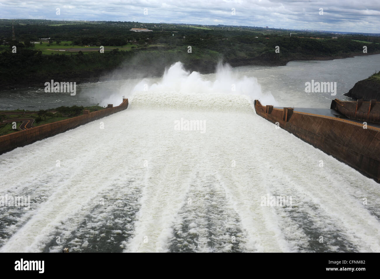 The Hydroelectric Power Dam of Itaipu, Brazil Stock Photo - Alamy