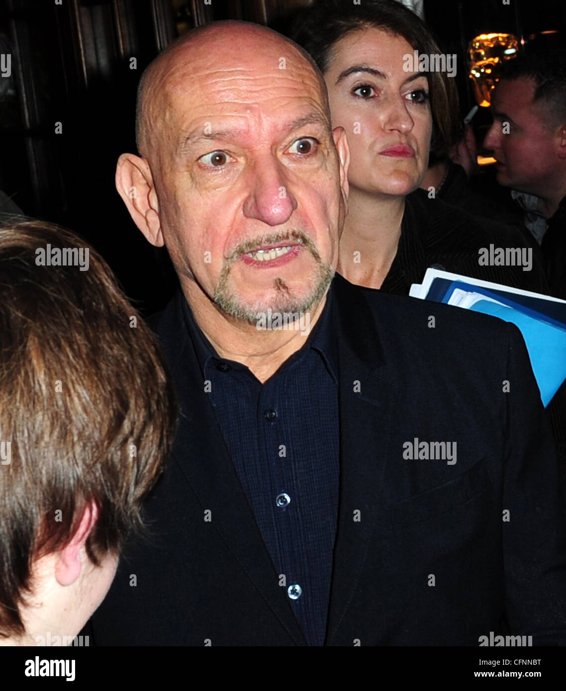 Sir Ben Kingsley leaves the BAFTA Nominee party at Asprey London ...