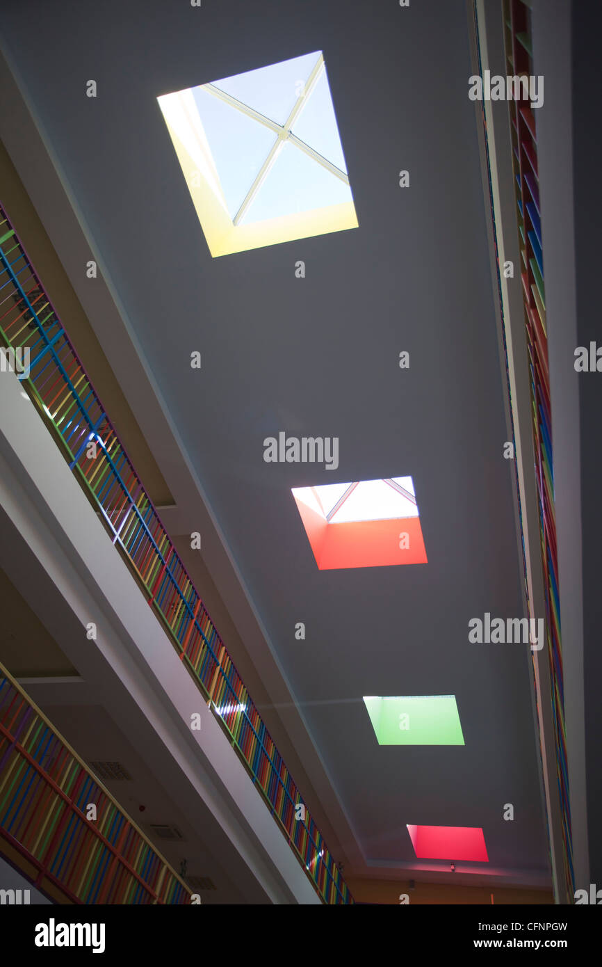 Super modern skyscraper building interior Stock Photo - Alamy