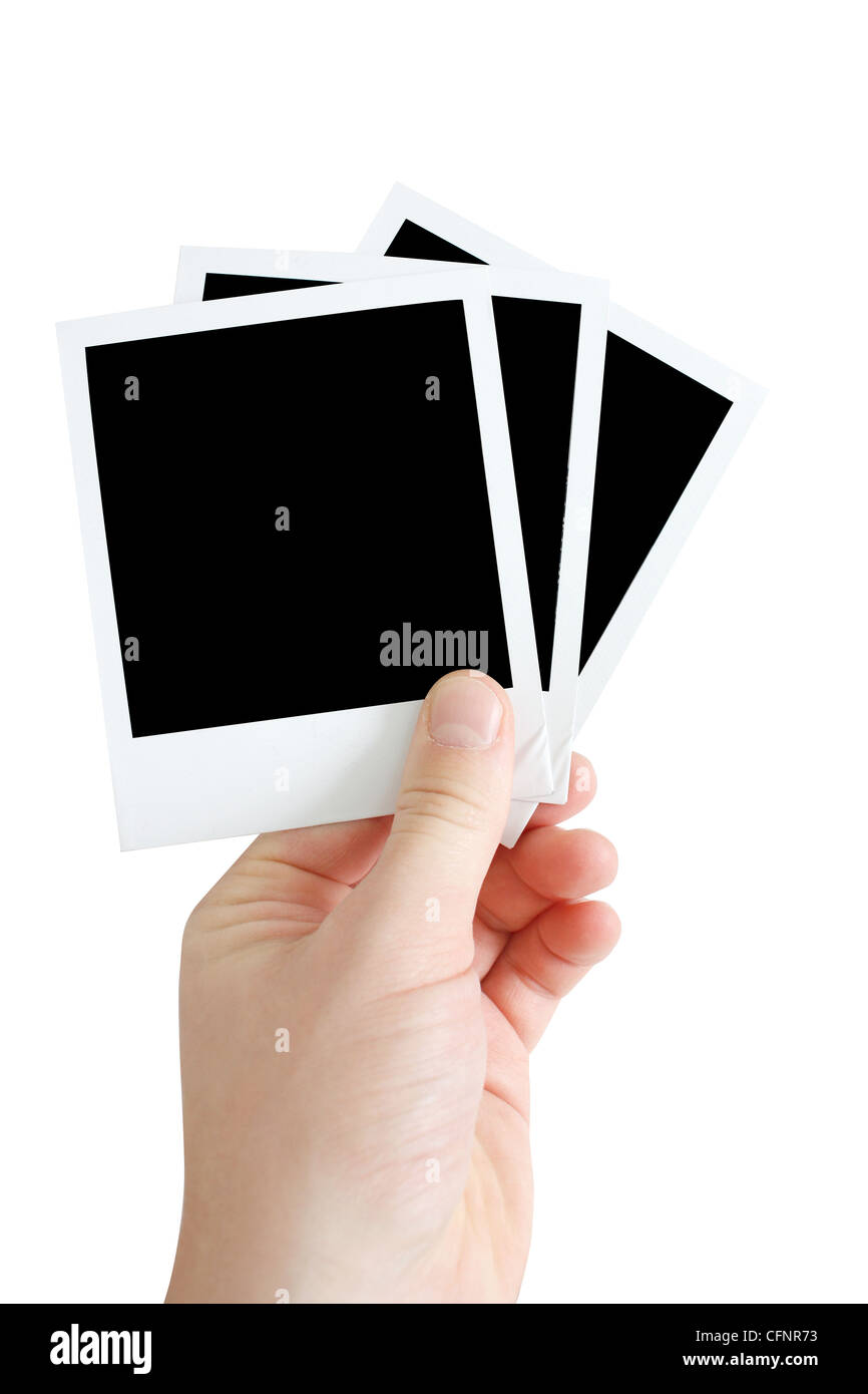 Instant photos isolated hi-res stock photography and images - Alamy