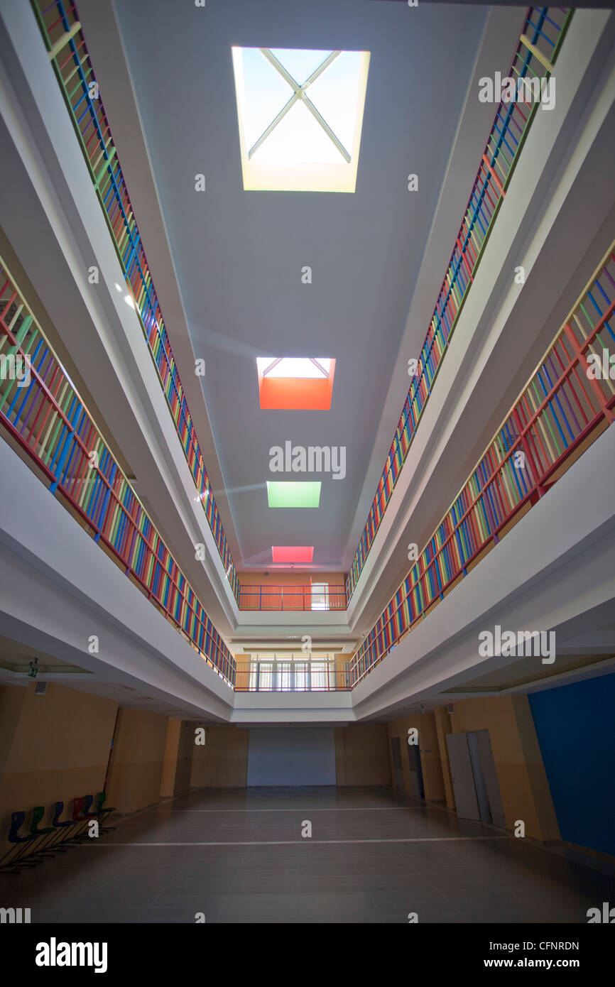 Super modern skyscraper building interior Stock Photo - Alamy