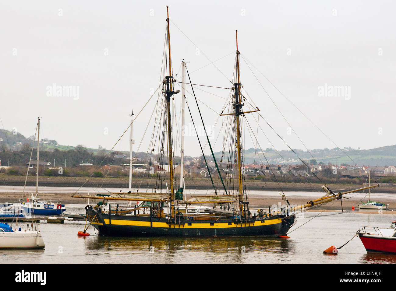 HMS Pickle modern replica schooner. The original carried the news of ...