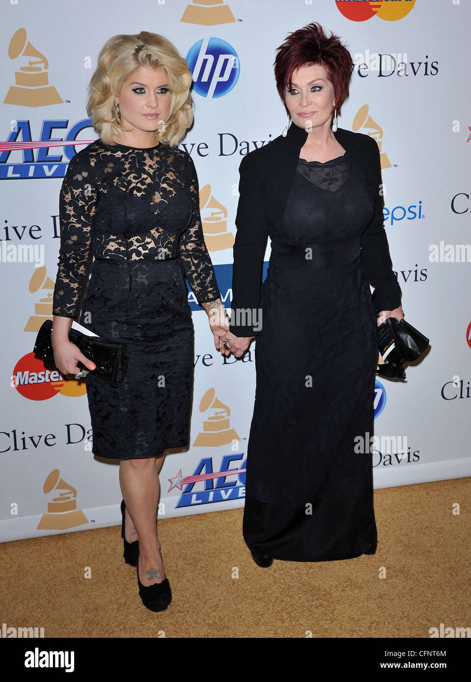 Kelly Osbourne and Sharon Osbourne 2011 Pre-Grammy Gala and Salute to ...