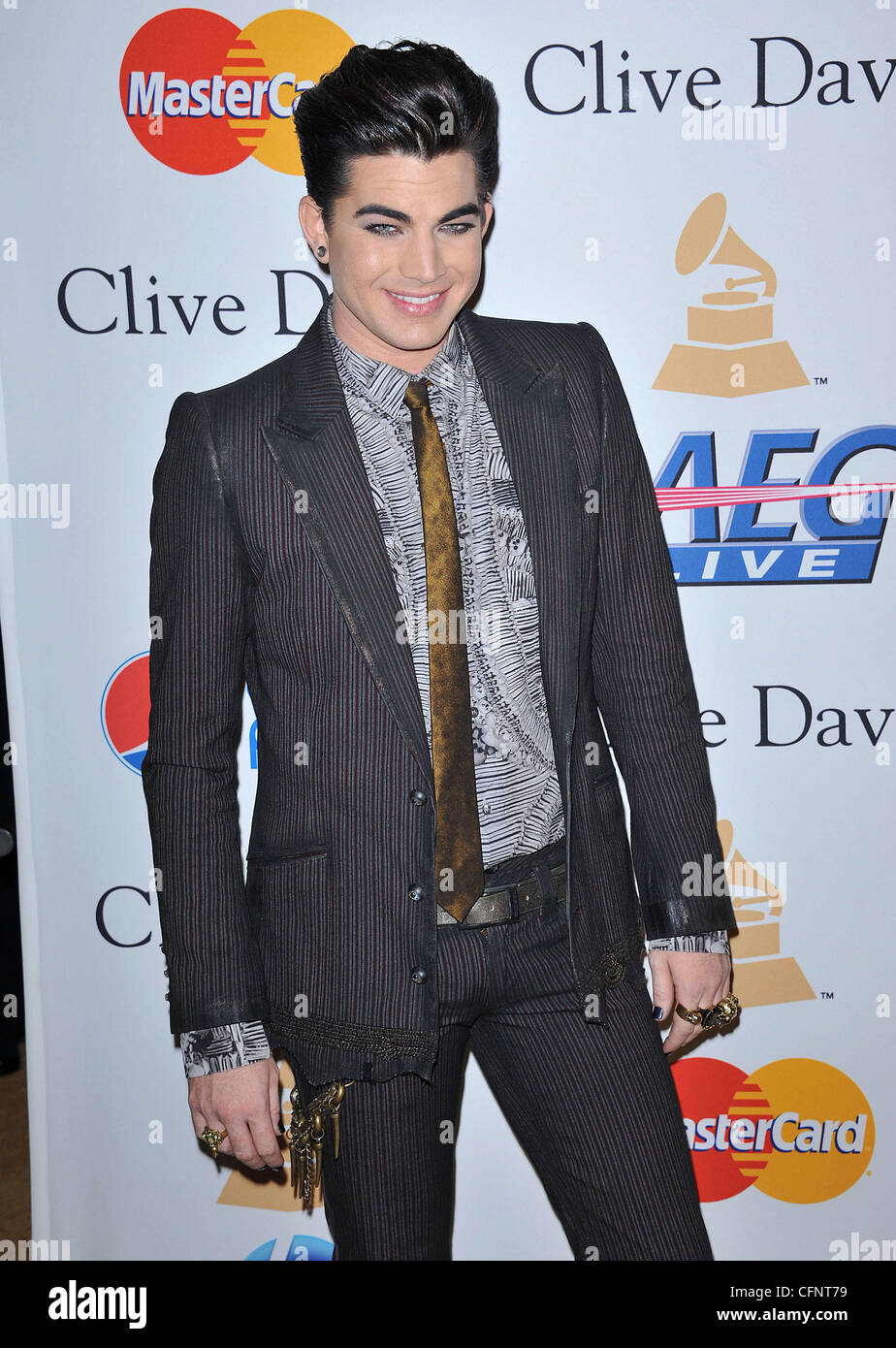 Adam Lambert 2011 Pre-Grammy Gala and Salute to Industry Icons honoring ...