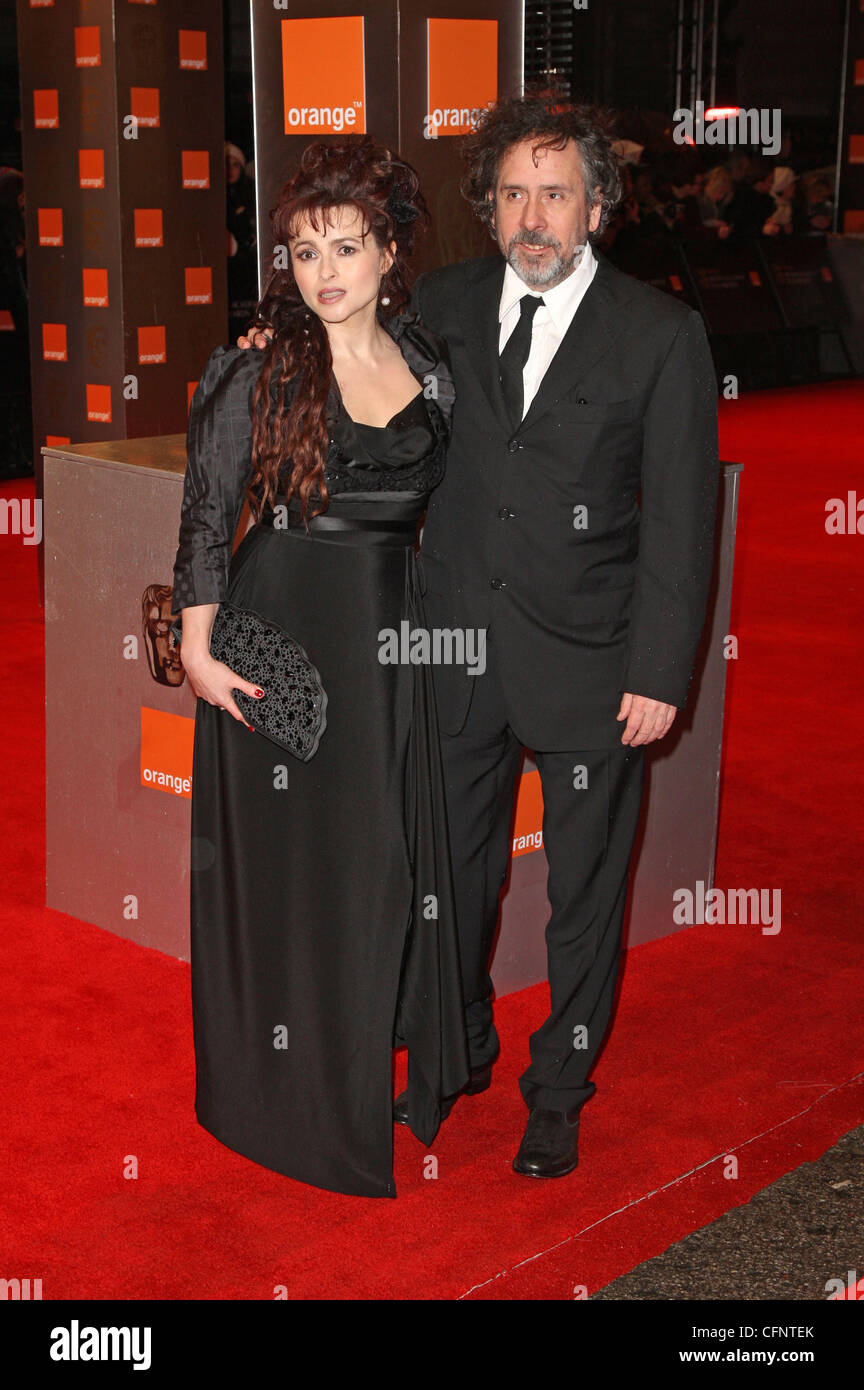 Helena Bonham Carter and husband Tim Burton Orange British Academy Film ...