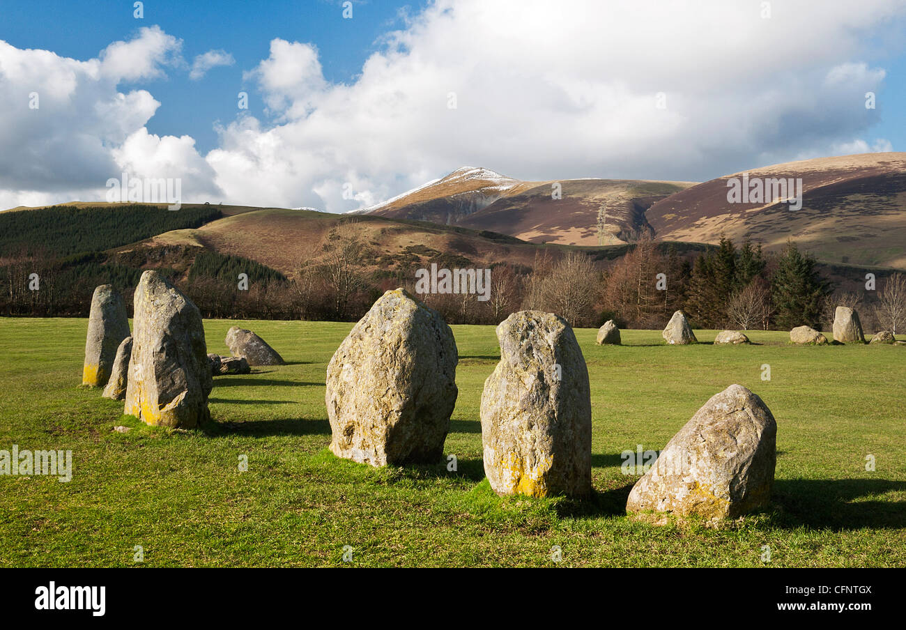 Castlerigg Stone Circle, (Standing Stones), Keswick, Lake District ...