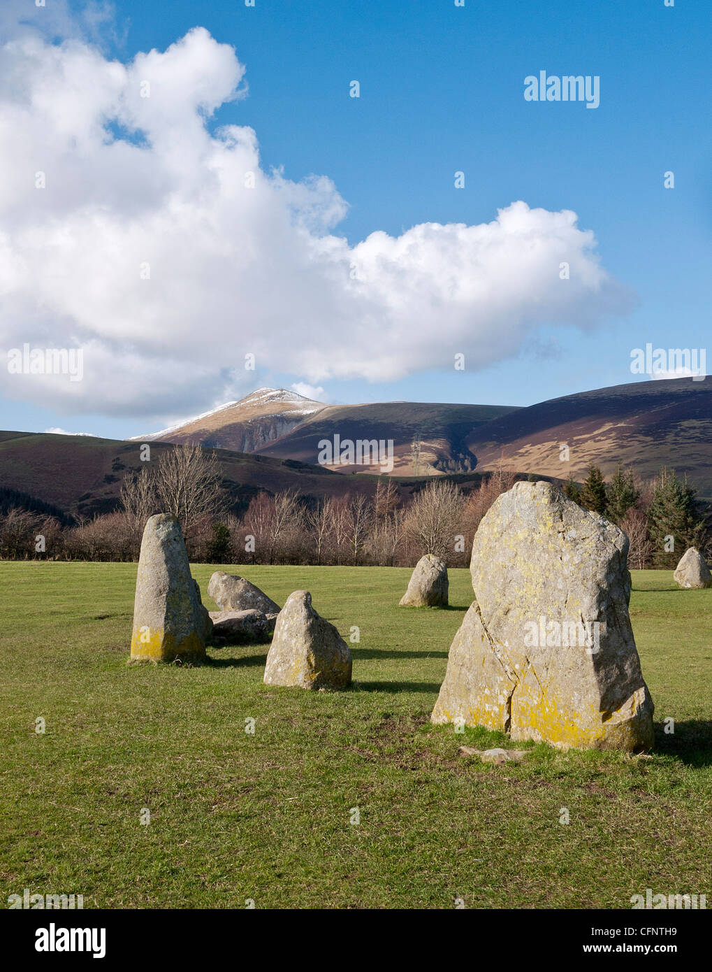 Castlerigg Stone Circle, (Standing Stones), Keswick, Lake District ...