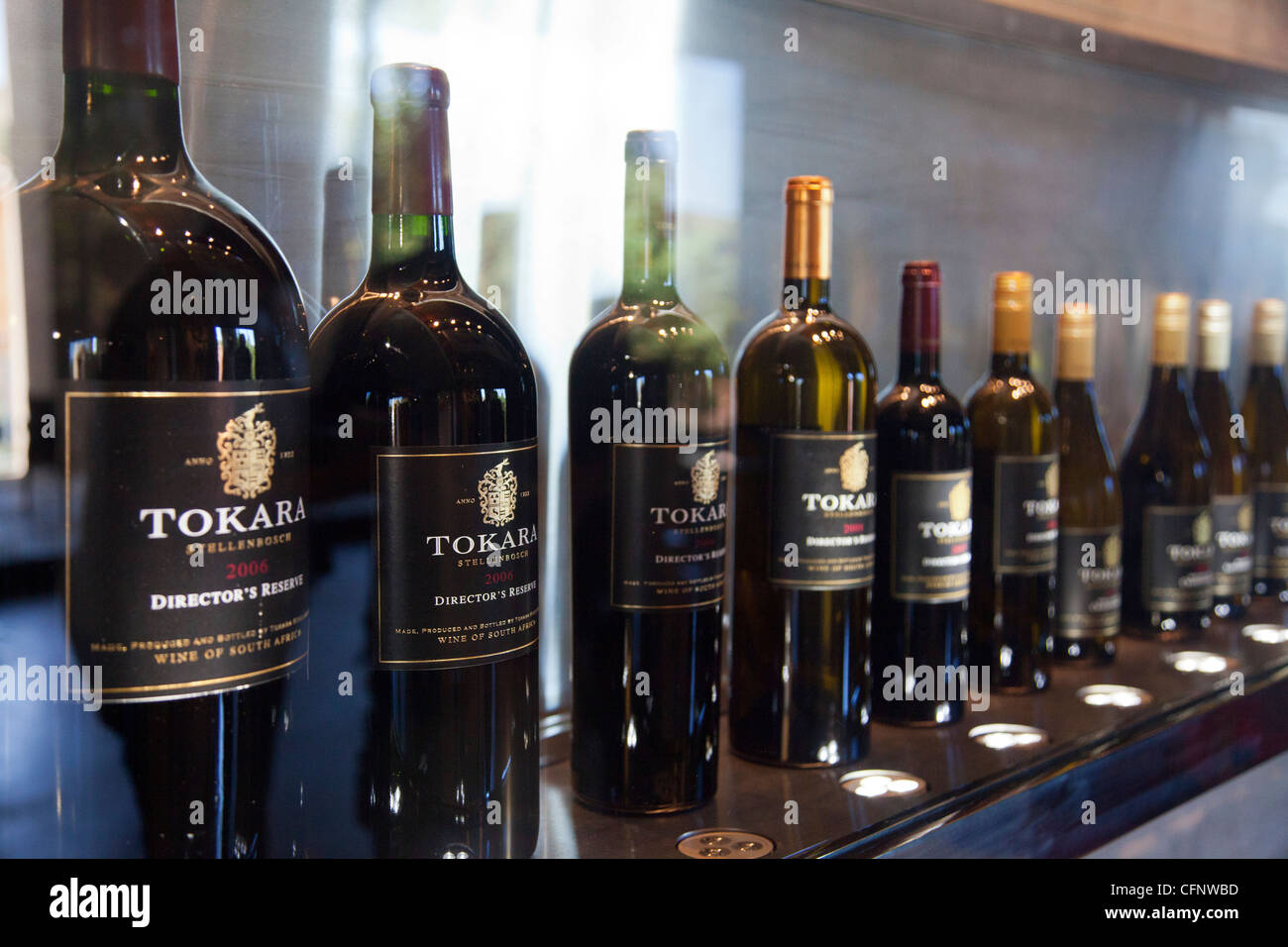 Tokara Wines on Display - Stellenbosch Stock Photo - Alamy
