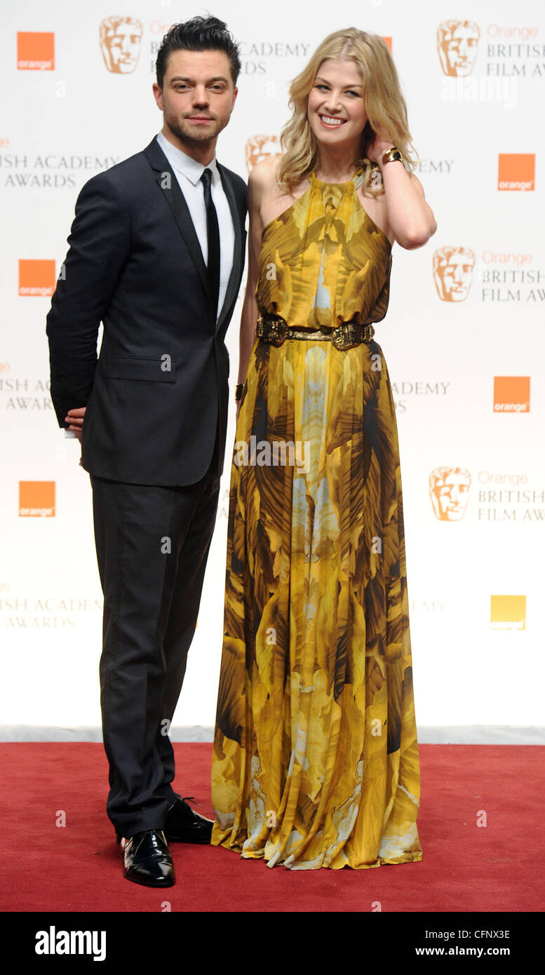 Dominic Cooper and Rosamund Pike Orange British Academy Film Awards ...