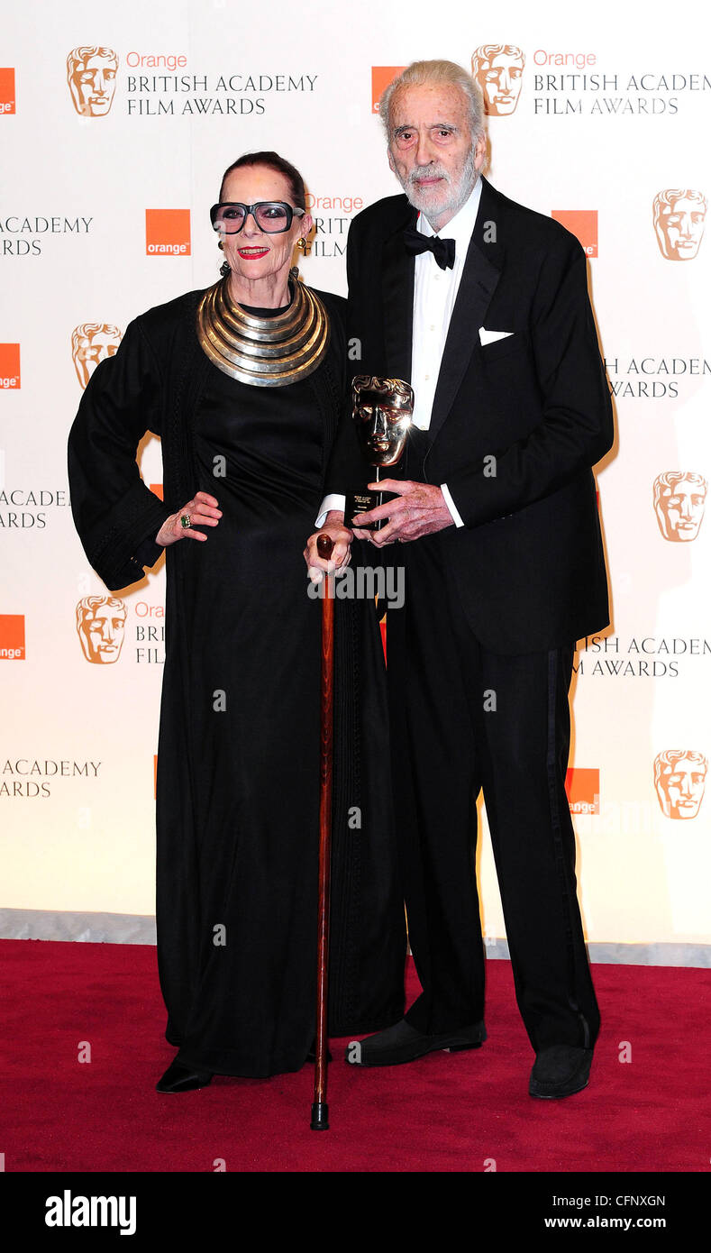 Christopher Lee and Gitte Lee, Orange British Academy Film Awards ...