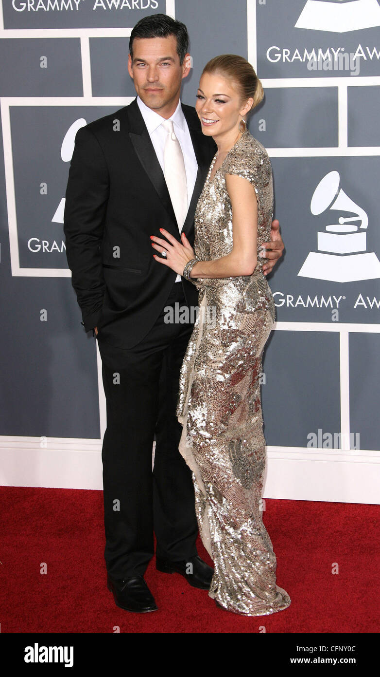 LeAnn Rimes and Eddie Cibrian The 53rd Annual GRAMMY Awards at the Staples Center - Red Carpet ...