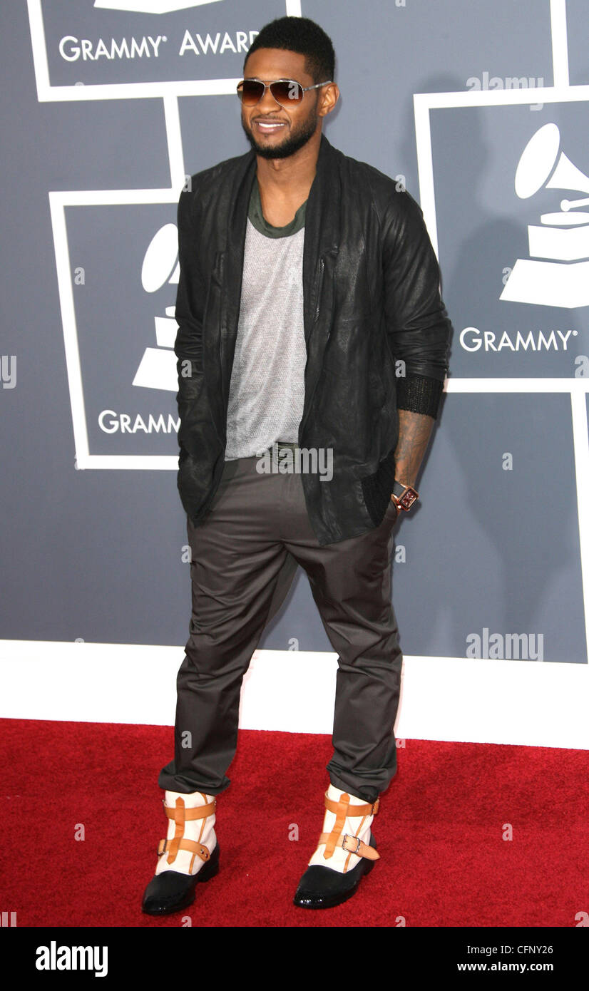 Usher The 53rd Annual GRAMMY Awards at the Staples Center - Red Carpet ...