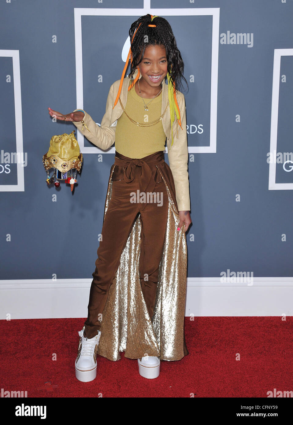 Willow Smith The 53rd Annual GRAMMY Awards at the Staples Center - Red ...