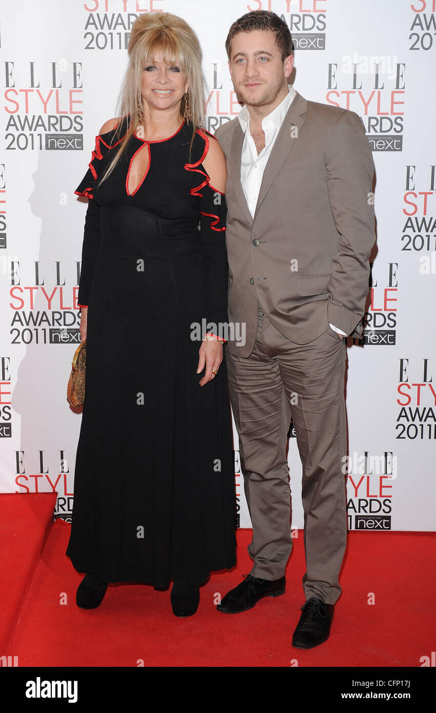 Jo And Tyrone Wood Elle Style Awards 2011 Held At The Grand Connaught
