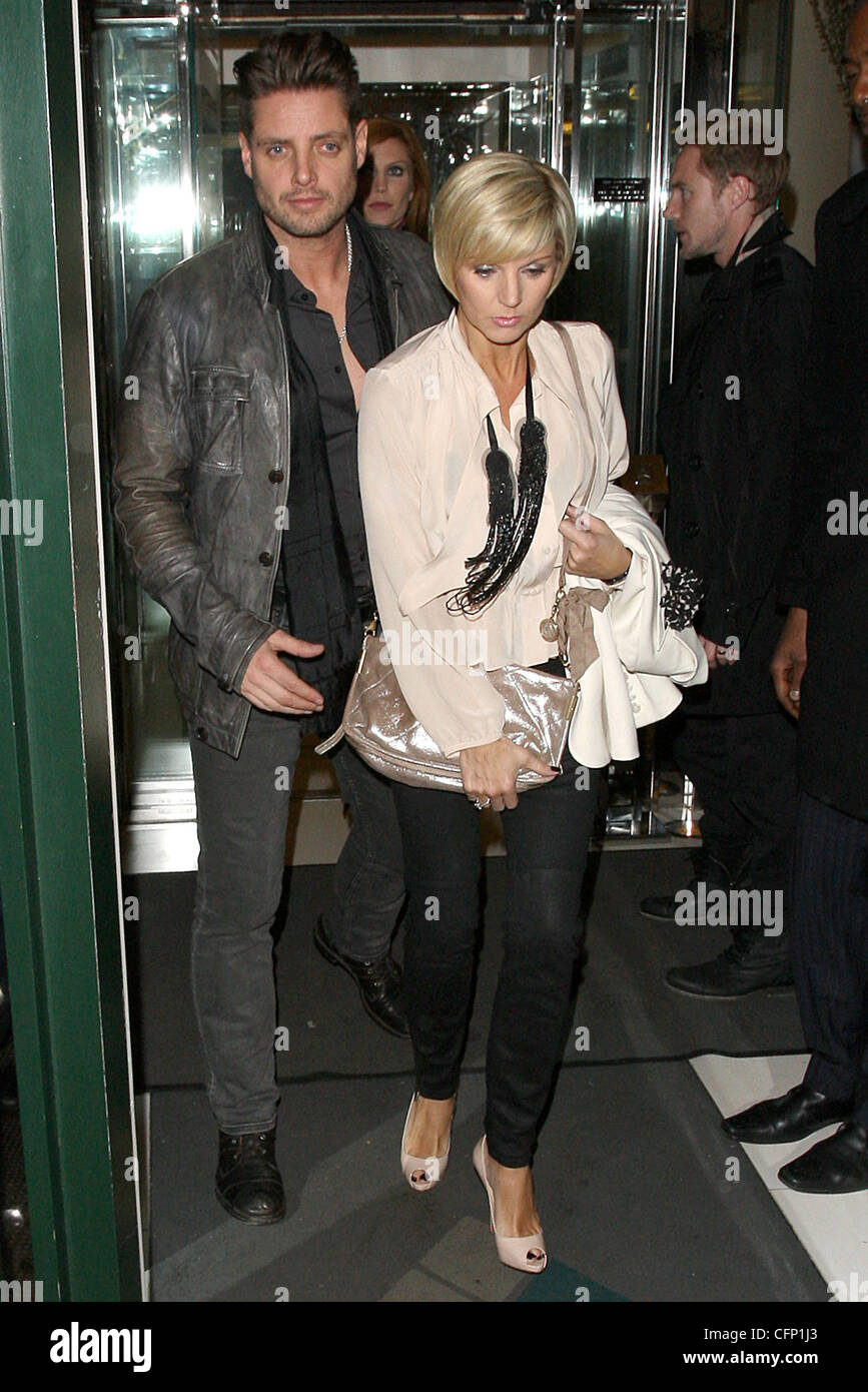 Boyzone star Keith Duffy out with his wife Lisa Smith celebrating ...