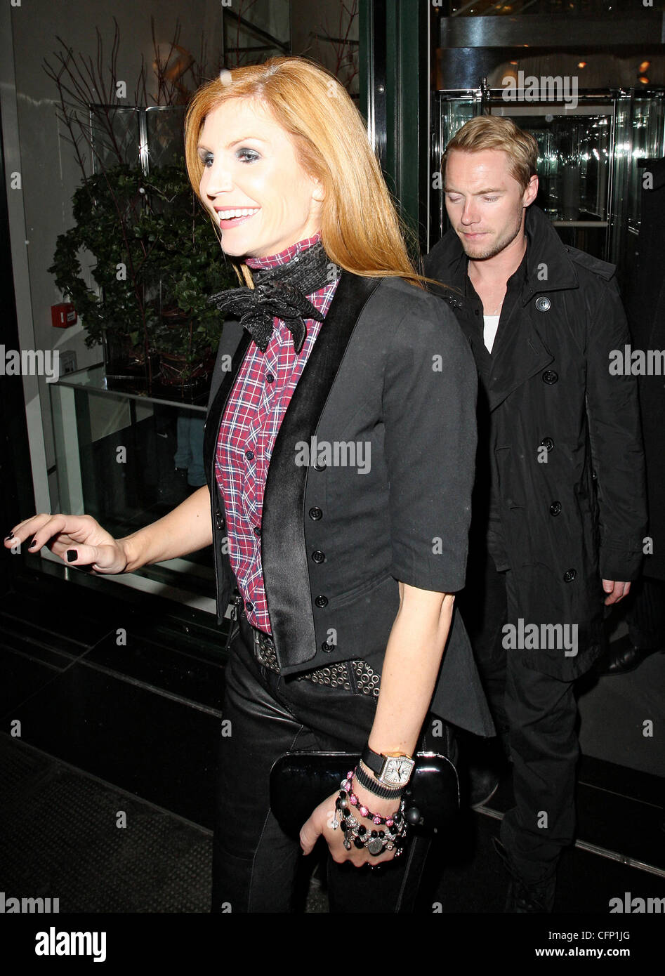 Ronan Keating out with his wife Yvonne Connolly celebrating Valentine's ...