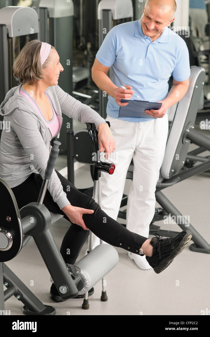 Physical therapist male assist active hi-res stock photography and ...