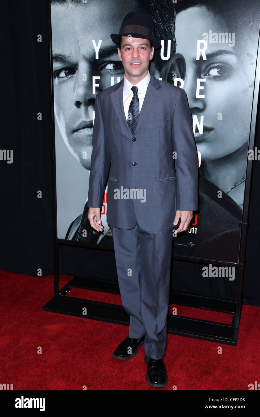 David Alan Basche "The Adjustment Bureau" - New York Premiere held at ...